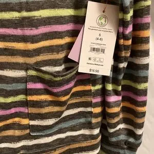 Joyspun | Sweaters | Joyspun Striped Cardigan Button Up With Front ...